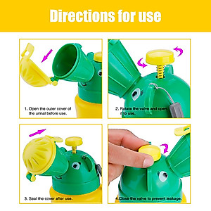 BORDSTRACT Baby Travel Pee Potty, Portable Baby Child Potty Urinal Emergency Toilet Baby Travel Urinal Convenient Pee Potty Toilet for Camping Car Travelling (Boy)