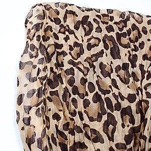 Scarf& Leopard Infinity Scarves(Camel)
