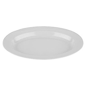 G.E.T. ML-15-W 18" x 13" Oval Platter, White, Large