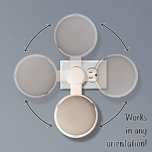 The Mini Genie for Google Nest Mini (2nd Gen) | Multi-Pack Disc. | Lowest Profile | No Ugly Bulk | Vertical or Horizontal | Outlet Wall Mount Hanger Stand (White, 1-Pack)