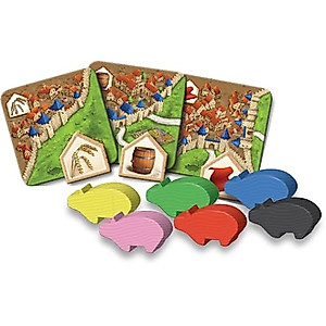 Carcassonne Traders & Builders Board Game EXPANSION - New Strategies Await! Medieval Tile-Laying Strategy Game for Kids and Adults, Ages 7+, 2-6 Players, 45 Minute Playtime, Made by Z-Man Games