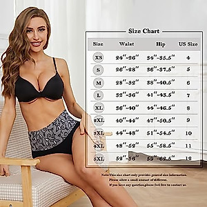 MEIDAYAI Womens Underwear Cotton Tummy Control High Waisted Underwear Soft Breathable Full Coverage Panties Multipack