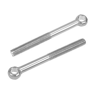 uxcell M14 x 140mm Machinery Shoulder Swing Lifting Eye Bolt 304 Stainless Steel Metric Thread 2pcs