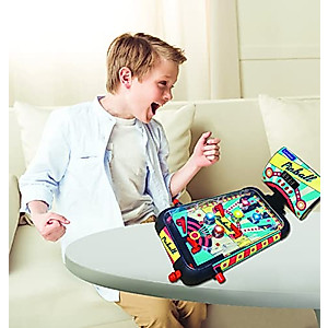 Lexibook Table Electronic Pinball, Action and Reflex Game for Children and Family, LCD Screen, Light and Sound Effects, JG610