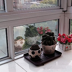 Boot Mat Tray for Floor Protection,3 Pack Black Shoe Tray,Boot Drying Mat w/Lip, Dirt Rug, Dog Water Mat & Litter Box ray,Garden Garage-Indoor Outdoor (Black)