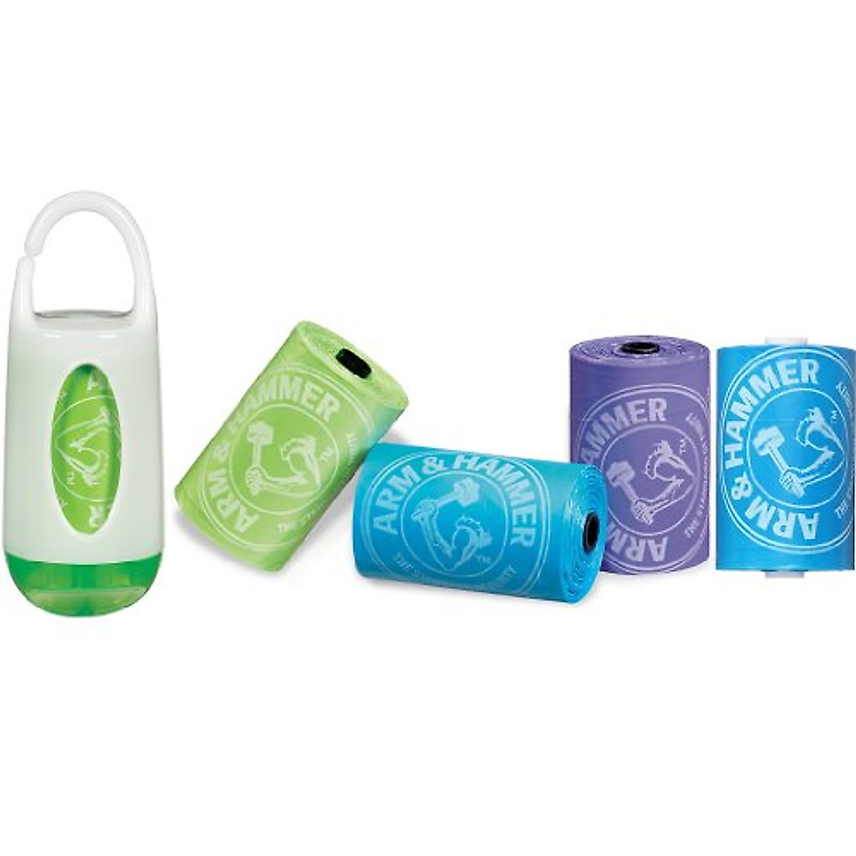 Munchkin Arm and Hammer Diaper Bag Dispenser WITH 36 Bag Refills