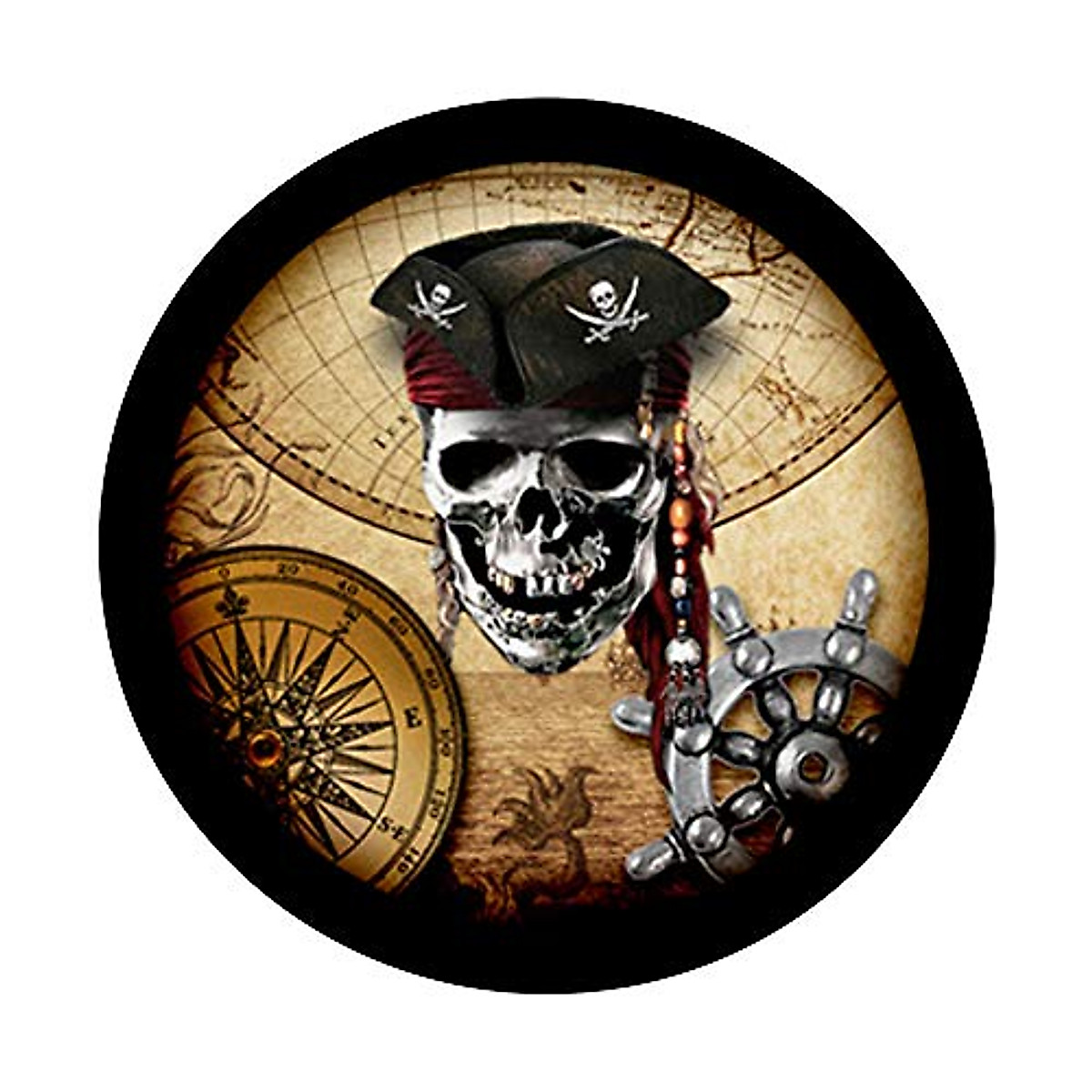 Pirate Pop Socket - Pirate Gifts - Skull 2 PopSockets PopGrip: Swappable Grip for Phones & Tablets