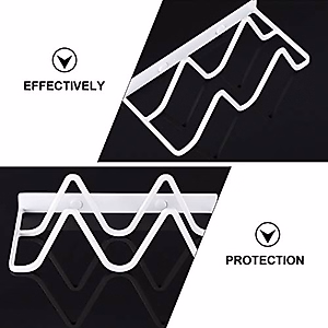 DOITOOL Wall Mounted Shoe Rack Slipper Organizer Shoes Holder Slippers Rack Shelf for Door Bathroom Showeroom Shoe Storage