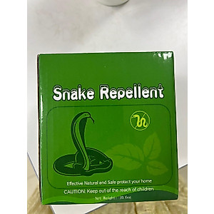 12 Pack Powerful Snake Repellent for Yard, Natural Snake Away Repellent for Indoor Outdoors Lawn Garden Camping, Mouse Repellent, Squirrel Repellent, Rats Repellent