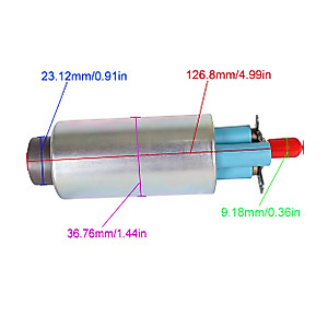 Boat Engine 888733T02 888733T1 Fuel Pump for Mercury Mercruiser Mariner Outboard Motor Optimax DFI/Pro XS/Racing X 1.5L 3.0L 75HP-90HP 115HP-250HP, fit Sierra 18-7336