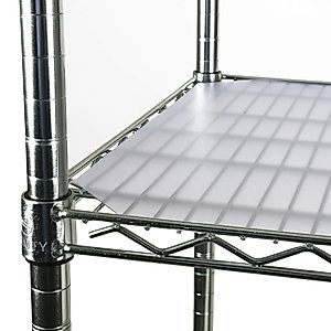 PVC Shelf Liners for Wire Shelving, 4 Pack, Clear Shelf Liners, for shelf size 30" x 18".