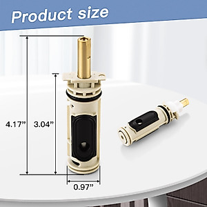 for Moen 1222 One-Handle Posi-Temp Faucet Cartridge Replacement,Compatible with Moen Tub Shower and Shower Only Configurations,Brass and Plastic