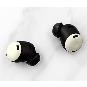 Memory Foam Tips Compatible with Pixel Buds Pro Ear Tips Eartips, 6 Pairs No Silicone Pain Noise Reduce Comfortable Fit in Case Earplug Compatible with Google Pixel Buds Pro - S/M/L Black