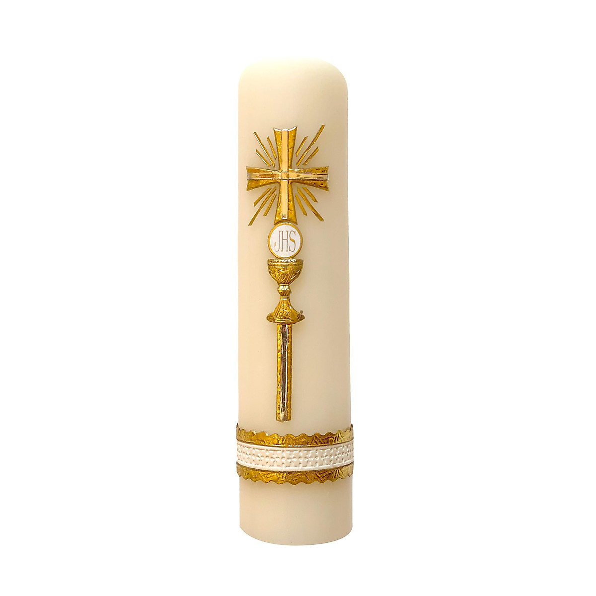 Custody Cross Candle Prayer Mass Jesus Cirio Handmade Vela Custodia