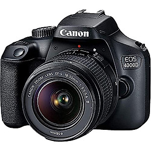Canon Intl. EOS 4000D DSLR Camera with EF-S 18-55mm F/3.5-5.6 III Lens, ActionPro Bundle Includes 64 GB SanDisk Memory Card, Tripods, Flash, Bag, Filters and More (Large Kit) A