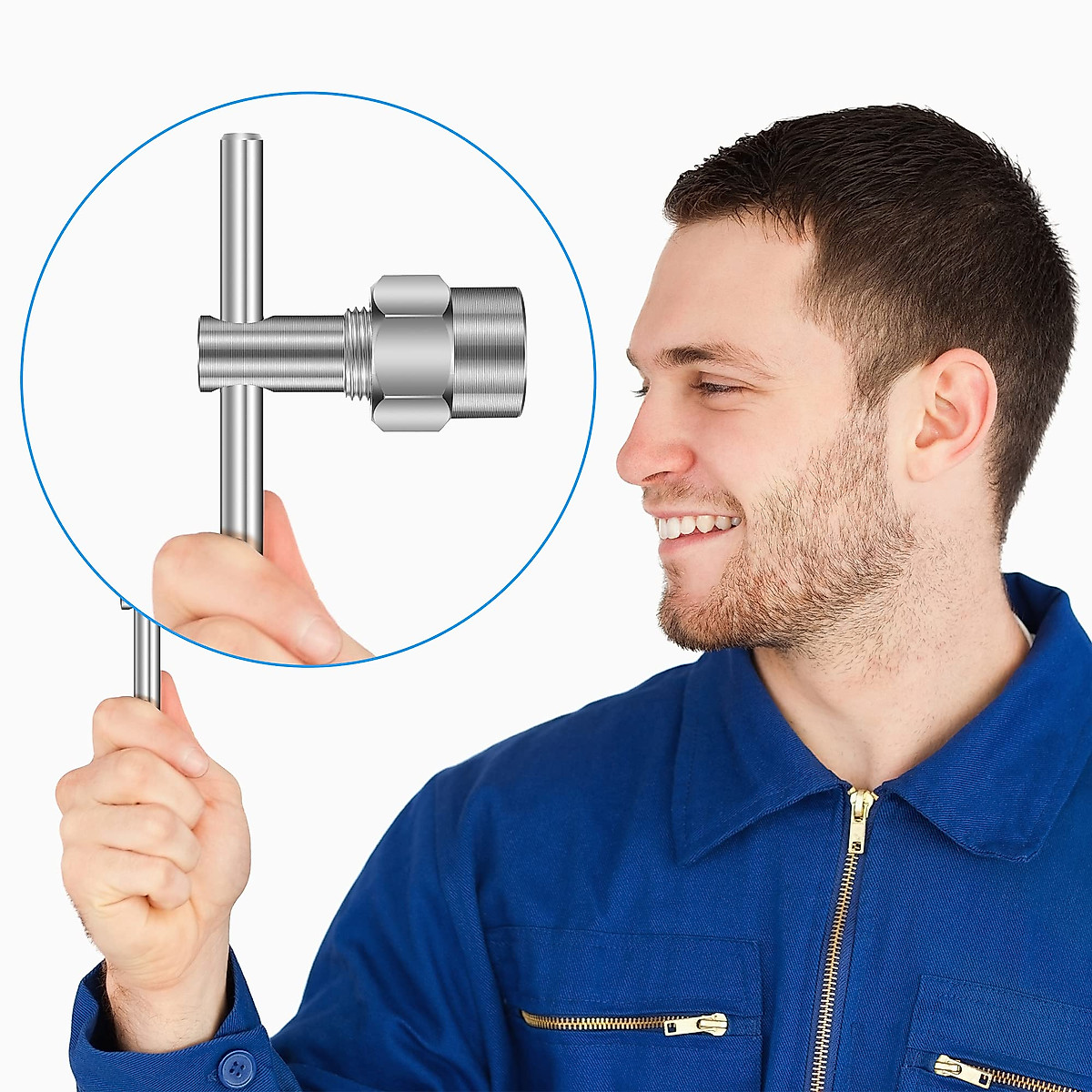 Enhon 1222 Replacement Cartridge Compatible with Moen with Puller, Tub Shower Cartridge Replacement Kit for One Handle Posi-temp Faucet (1 Set)