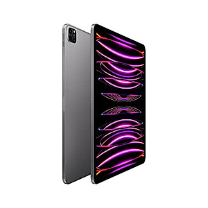 Apple iPad Pro 12.9-inch (6th Generation): with M2 chip, Liquid Retina XDR Display, 512GB, Wi-Fi 6E, 12MP front/12MP and 10MP Back Cameras, Face ID, All-Day Battery Life – Space Gray
