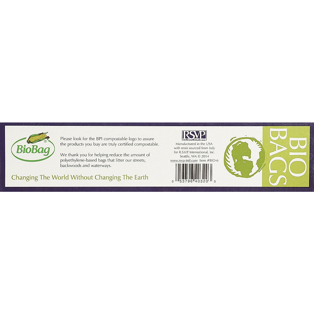 Culinary Accessories Cleaning Solutions 6 Liter Bio Bags Compost Pail Liners 50 count 223886