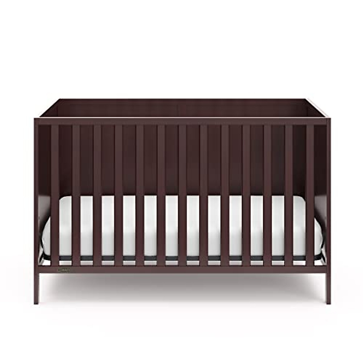 Graco Theo Convertible Crib (Espresso) – Converts from Baby Crib to Toddler Bed and Daybed, Fits Standard Full-Size Crib Mattress, Adjustable Mattress Support Base