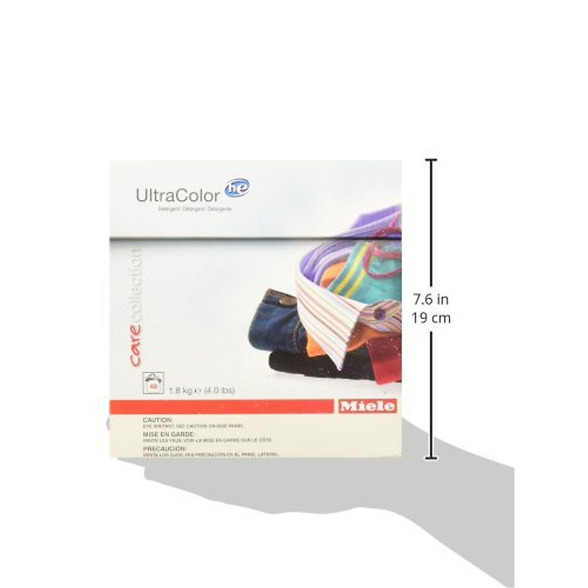 Miele WA UC 1803 P UltraColor Powder Laundry Detergent for Color and Black Clothes Garments (Package May Vary)