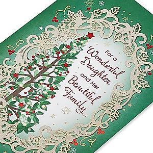 American Greetings Christmas Card for Daughter and Family (You're Appreciated)