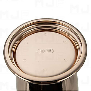MJFLAIR YUKIWA UK Bar weighted Cocktail Boston Tin shaker set (Mirror Rose gold)