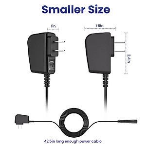 For Braun Shaver Charger,12V Power Cord for Braun Series 7 9 3 5 1 XT5 Electric Razor 3040s 340s 9385cc 370 720 760cc 790cc 720s-4 7865cc 9090cc 9330s 5018s 7020s 9095cc 3350cc-4 390cc