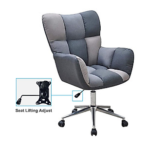 Computer Chair, Executive Computer Swivel Lounge Chair Adjustable Rolling Desk Chair with Casters for Teens Adults Bedroom Study Room (Color : #3)