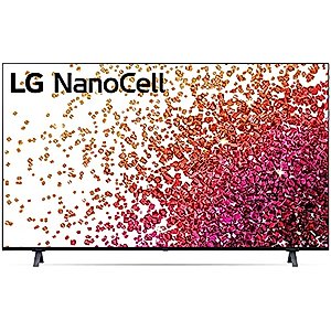 LG NanoCell 75 Series 55” Alexa Built-in 4k Smart TV (3840 x 2160), 60Hz Refresh Rate, AI-Powered,Ultra HD, Active HDR, HDR10, HLG (55NANO75UPA, 2021)