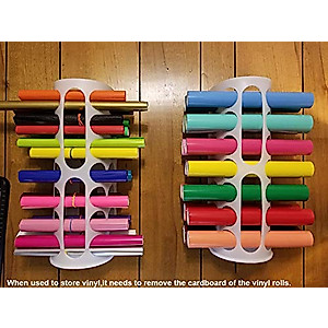 Lunies Wall Mount Bag Dispenser Large Capacity Plastic Bag Vinyl Holder - Multiple Large Holes for Easy Access Bags Great for Shopping Bags/Grocery Bags/Vinyl Storage White 1 Pack