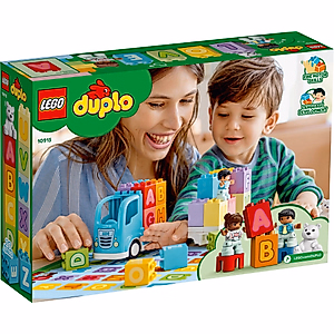 LEGO DUPLO My First Alphabet Truck 10915 ABC Letters Learning Toy for Toddlers, Fun Kids’ Educational Building Toy (36 Pieces)