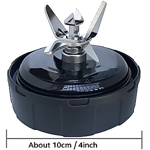 [ New Model] Replacement blender Blade and 24oz Cup Accessories, Only Compatible with Nutri Ninja SS150,SS151,SS300, SS350,SS351, CO351B, SS100, SS101, CO101B,SS400,SS401