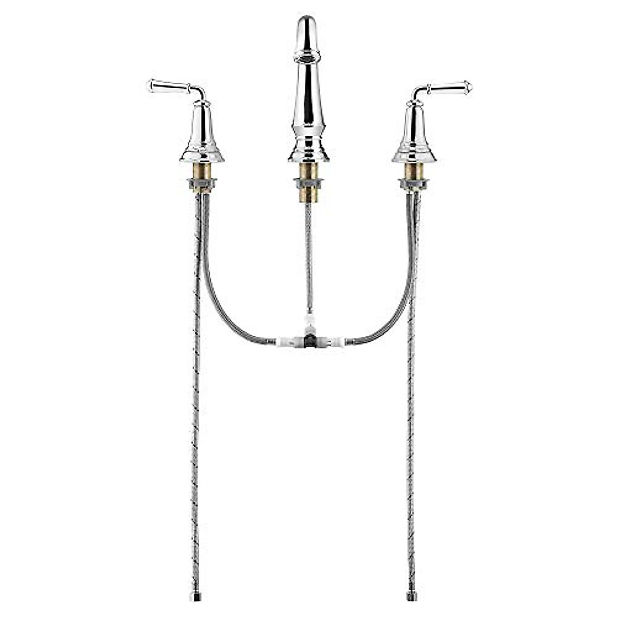 American Standard 7052807.002 Delancey Widespread Bathroom Faucet with Pop-up Drain, Polished Chrome