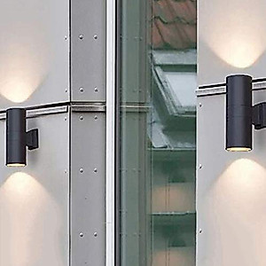 SPNEC Double Head Up and Down Spotlight Outdoor Wall Lamp 18W Porch Garden Waterproof Home Lighting Outdoor Lamp