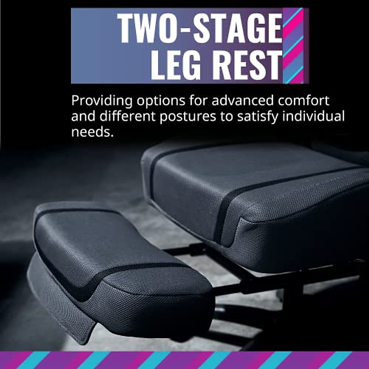 Cooler Master Synk X Ultra Black Ergonomic Real-Time Tactile Immersion Chair, Retractable Leg Rest, All-in-one Controller, Breathable Fabric, Stable Rolling Base, Solid Structure (IXC-SX1-K-US1)