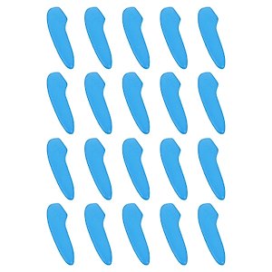 uxcell 100Pcs Blade Knife Tip Protector Cover Plastic Knife Guard Sleeves Knife Blade Tip Sleeves Cover for Kitchen, Blue