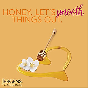 Jergens Nourishing Honey Dry Skin Moisturizer, with Illuminating Hydralucence Blend, Skin Nourishing Formula, Dermatologist Tested,16.8 Fl Oz (Pack of 4) (Packaging May Vary)
