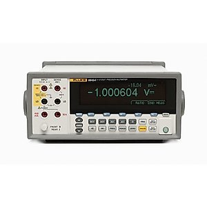 Fluke 8845A 120V 6.5 Dual Digital Display Precision Multimeter, 35 PPM, 0.0035 Percent Accuracy, 100 pA Resolution, Includes ISO 17025 Accredited Certificate of Calibration