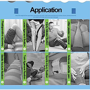 XBJYDMBDD Hinged Knee Brace ROM Knee Brace for ACL PCL Meniscus Ligament Sports Injuries Adjustable Knee Orthosis for Men Women Adjustable Knee Immobilizer