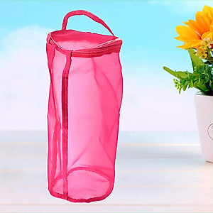 Ciieeo Travel Tote Bags Yarn Organizer Bag Yarn Storage Case Empty Mesh Yarn Bags Round Mesh Storage Bag Accessories Storage Tote Bags for Storing Yarn Mesh Container Knitting Bag