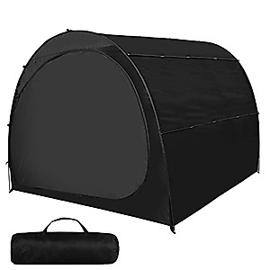 H&ZT Bike Storage Tent Outdoor Bike Cover Waterproof Lawn Mower Garden Tools Shed (B4-6.5' x 5.3'x 5.3')