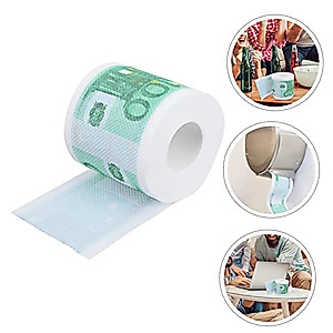 SAFIGLE 2 Rolls Office Guest Loud Every Colorful Household Printing Anniversary Stuffers Pattern Paper Mini Men Restaurant Paper- Stocking Travel Tissues Funny Party Green Favors Face