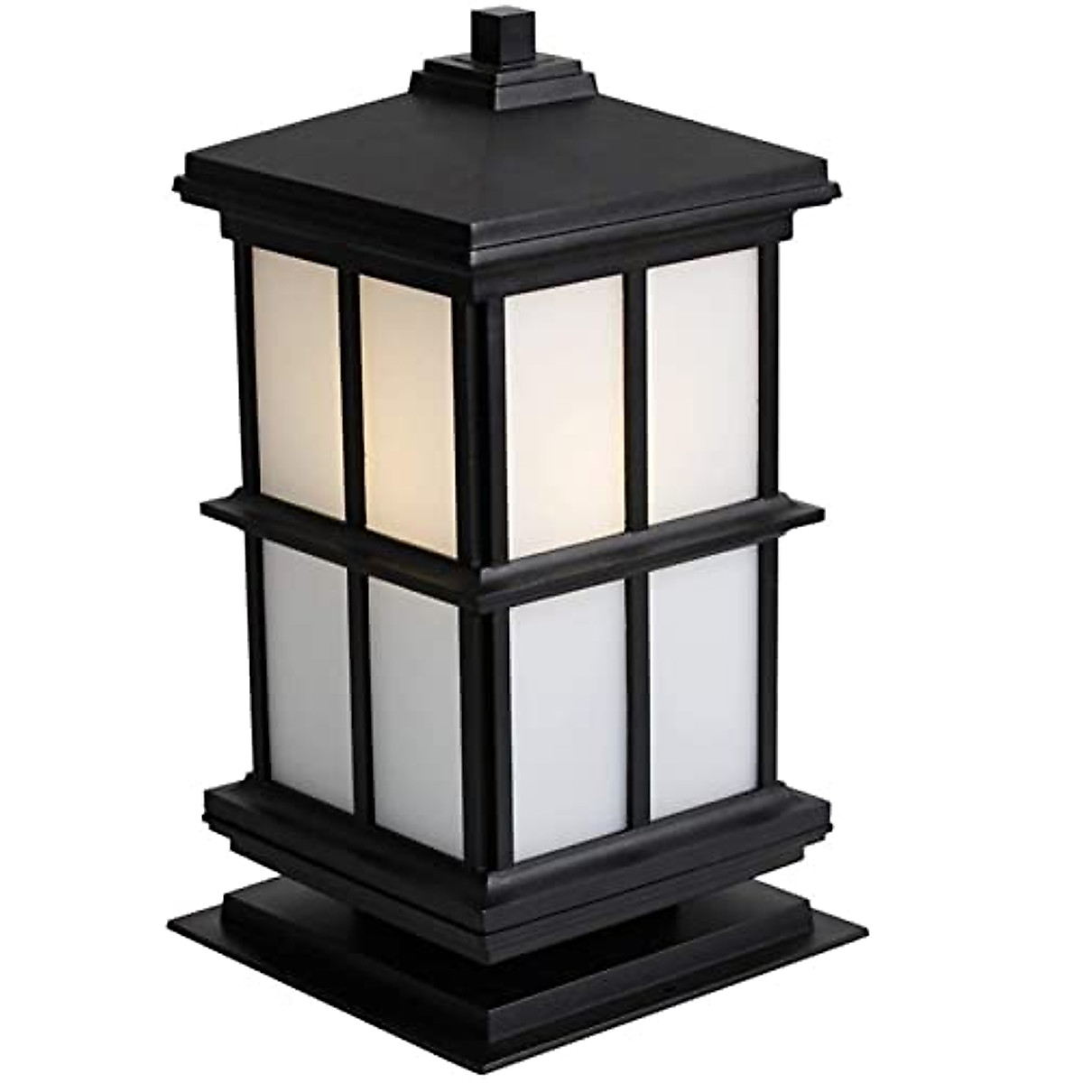 European wall light Simple Chinese Column Lamp Antique Classic Post Light Door Garden Light Waterproof Super Bright Villa Wall Home Door Light E27 Decorative Lighting European Fence Garden Gate Post L