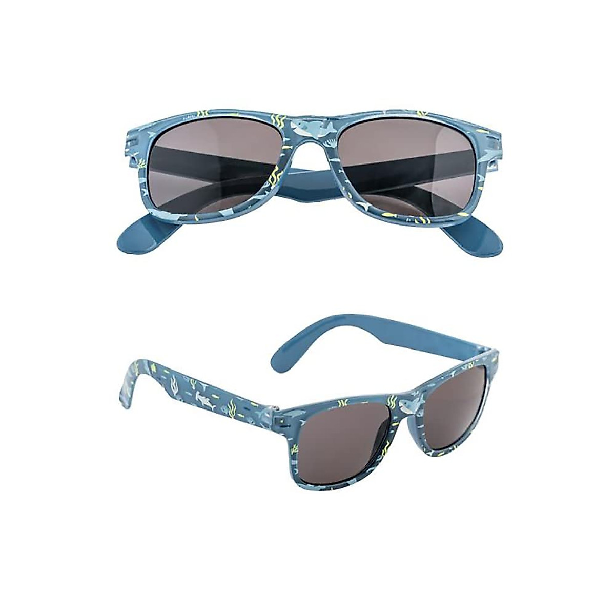 Aventis Kids Dinosaur Inflatable Play Center Fun in The Sun Water Pool Bundle with Matching Adorable Shark Hooded Towel, Stylish Beach Tote, Classic Sunglasses, & Electric Air Pump for Ages 3+