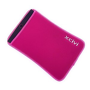 Neoprene Sleeve Case for Boogie Board Jot 8.5 LCD eWriter Board and Basics Reusable Writing Pad (Pink)