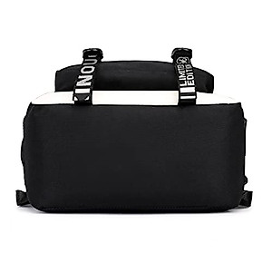 XIXISA 17 INCH Nezuko Backpack with USB Charging Port, Anime Book Bag Nezuko Canvas Laptop Backpack for School Travel (Kamado Nezuko)