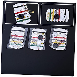 COHEALI 300 Sets Mini Sewing Kit Button Sewing Tool Travel Accesories Travel Accessories Items for Wedding Welcome Bags Emergency Sewing Kit Sewing Safety Pin for Sewing Supplies Household