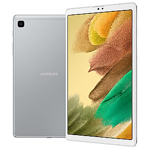 Samsung Galaxy Tab A7 Lite (32GB, 3GB) 8.7" (WiFi + Cellular) 5100mAh Battery, Android 11, 4G LTE Tablet GSM Unlocked, International Model - SM-T225 (Fast Car Charger Bundle, Silver) Renewed