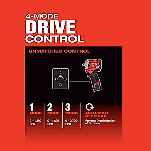 M12 Fuel Stubby 3/8" Impact Wrench (Bare Tool)