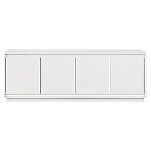 Henn&Hart Presque TV Stand, 68" Wide, White